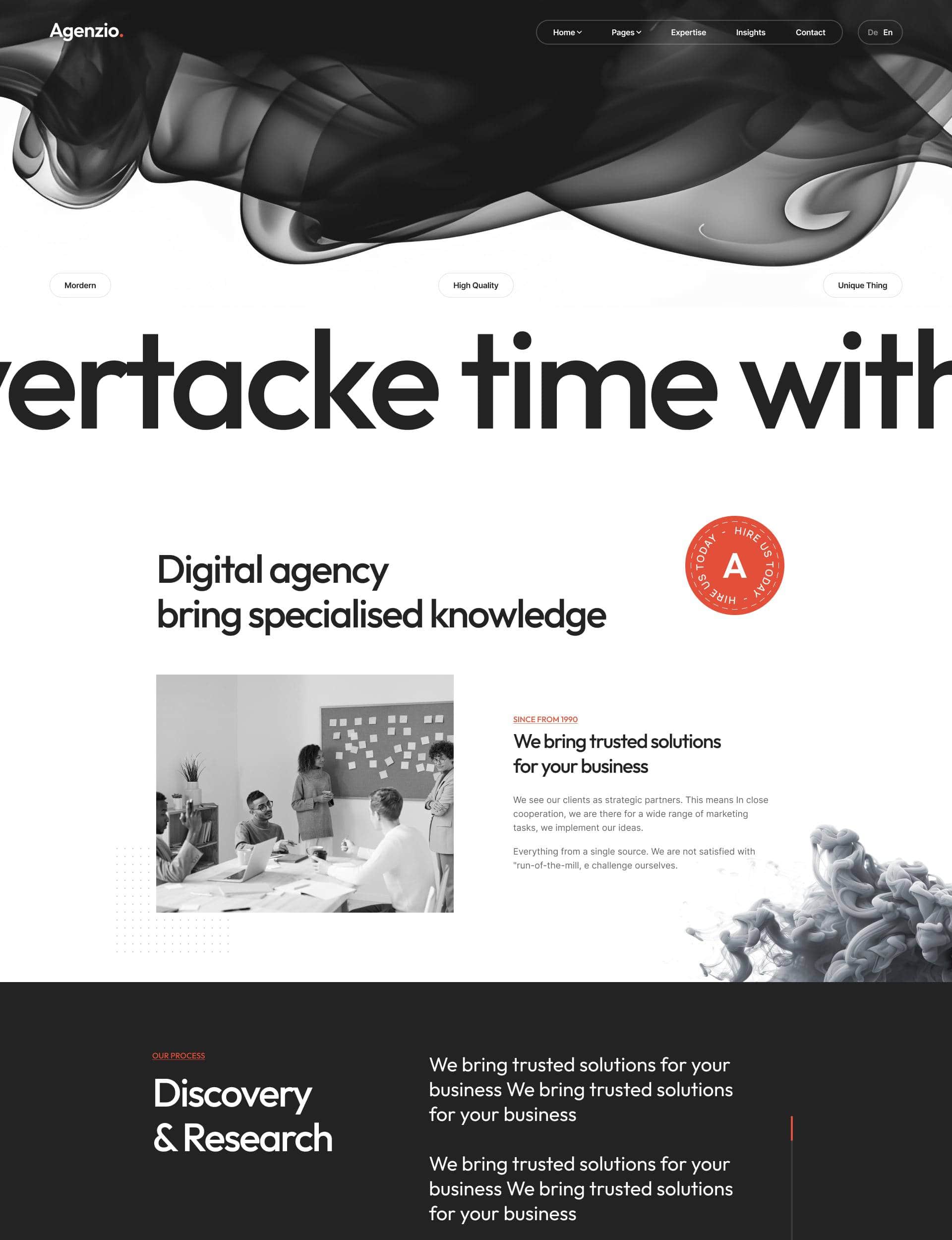 Home One Page 01 – Mobile App Agency -GX Digital Media